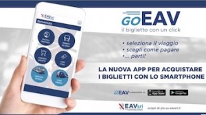 Da oggi i biglietti Eav si possono acquistare con l'app