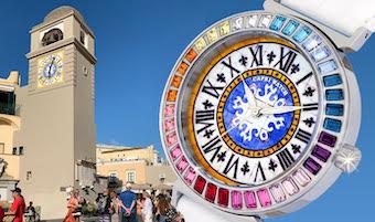 Capri Watch ripropone orologio con il quadrante della Piazzetta
